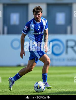 Jamie Robson of Oldham Athletic during the Emirates FA Cup First Round ...