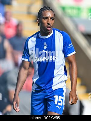 Kane Drummond of Oldham Athletic during the Emirates FA Cup First Round ...