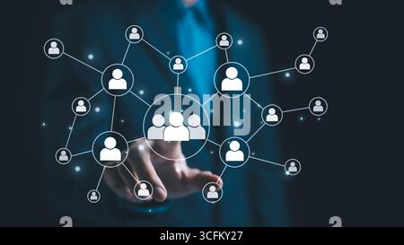 Business Customer Network. Global Digital Data Concept Stock Photo - Alamy