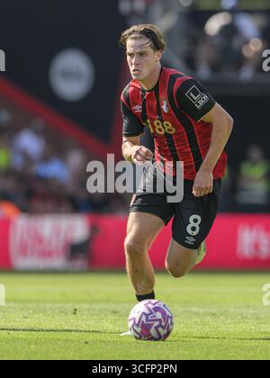 Bournemouth's Alex Scott during the Premier League match at Vitality ...