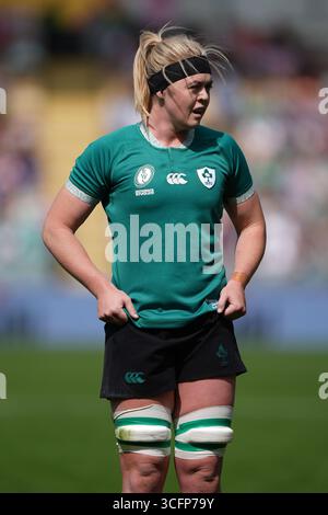 Ireland's Sam Monaghan during the Women's Rugby World Cup 2025 Pool C ...