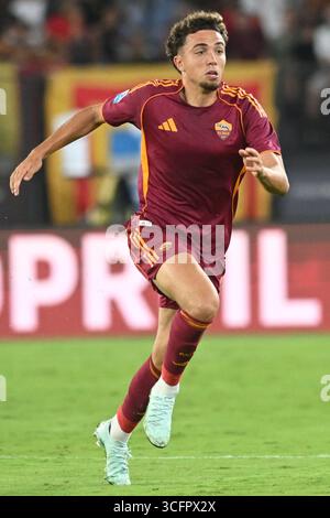 Neil El Aynaoui of AS Roma in action during the Serie A Enilive match ...