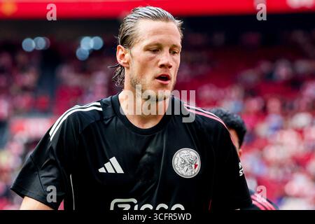 Wout Weghorst of AFC Ajax looks on during the Dutch Eredivisie match ...