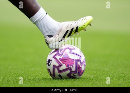 A Puma match ball ahead of the Premier League match at Turf Moor ...