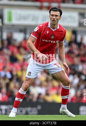 Wrexham's Kieffer Moore during the Sky Bet Championship match at SToK ...