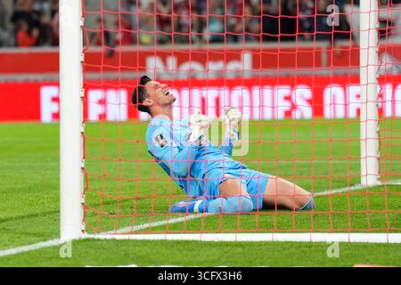 Berke OZER of Lille during the French championship Ligue 1 football ...