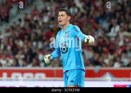 Berke OZER of Lille during the French championship Ligue 1 football ...