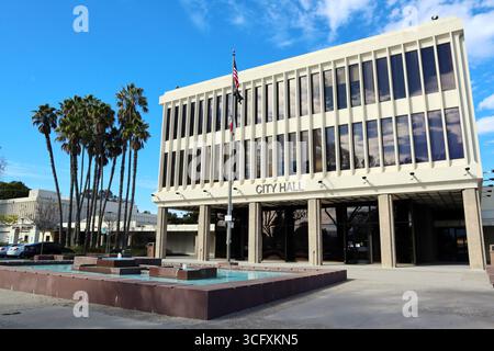 Torrance, California: Torrance City Hall main building Stock Photo - Alamy