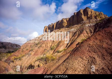 Valley of the Ghosts, Grey Desert, Tatacoa Desert, Colombia Stock Photo ...