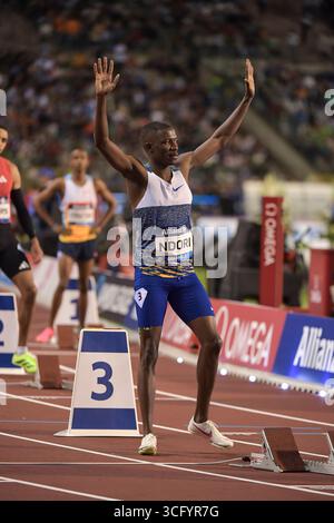 Bayapo Ndori of Botswana competing in the Men's 400 Metres Semi-Final ...