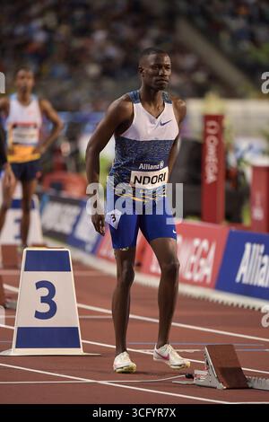 Bayapo Ndori of Botswana competing in the Men's 400 Metres during World ...
