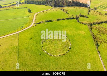 Beltany Stone Circle in County Donegal, Ireland, is an ancient ...