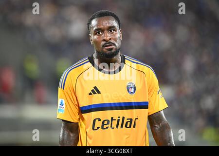 M'Bala Nzola (Pisa) during Pisa SC vs AS Roma, Italian soccer Serie A ...