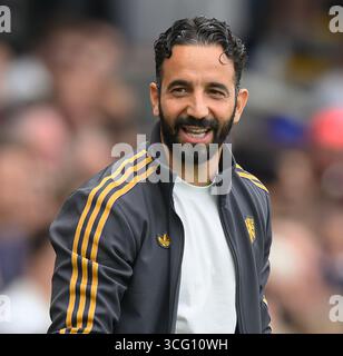 Ruben Amorim (Man Utd manager) at the Nottingham Forest v Manchester ...