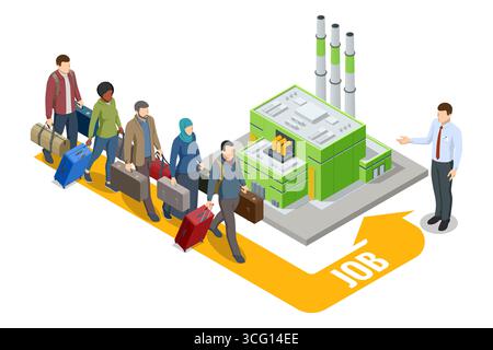 Employment contract with foreign, international company, work visa and ...