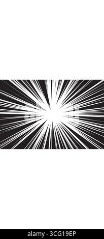 Radiating, radial burst, comic action effect lines, stripes element ...