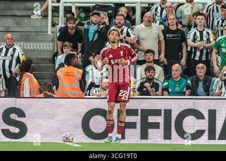 Hugo Ekitike of Liverpool celebrates his goal to make it 4-1 during the ...