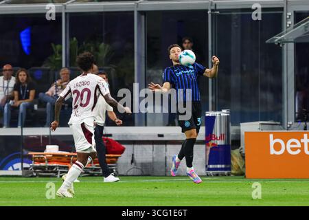 Yann Bisseck of FC Inter during the Italian Serie A, 2025/26 season ...