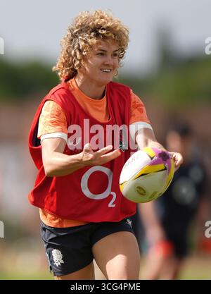 England's Ellie Kildunne during a training session at the University of ...