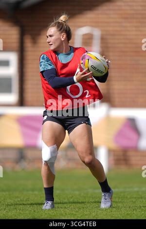 England's Megan Jones during a training session at The Lensbury, London ...