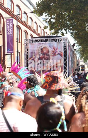 London, France. 25th Aug, 2025. Major Lazer members, Walshy Fire and ...