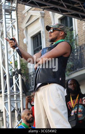 Walshy Fire of Major Lazer performs on day 4 of Bestival 2014, Robin ...