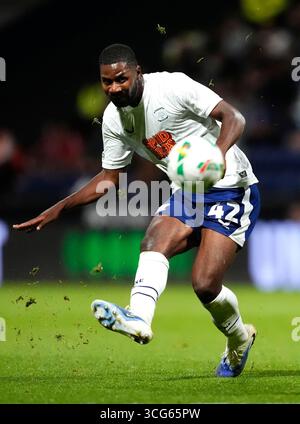 Preston North End's Odel Offiah during the Sky Bet Championship match ...