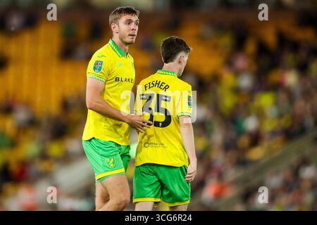 Ruairi McConville of Norwich City during the Sky Bet Championship match ...