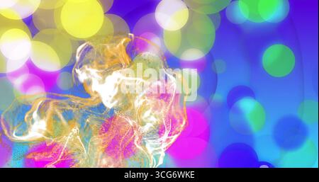 abstract multicolored background, digital artwork, design element Stock ...
