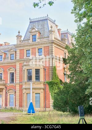 Unoccupied mansion in the country park beside the village of East ...