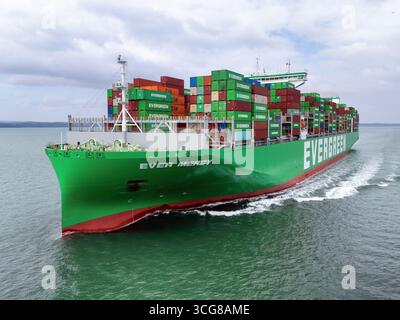 Ever Mercy, a container ship operated by Evergreen Stock Photo - Alamy