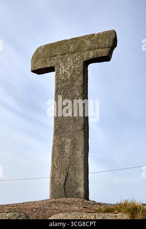tau cross an chros tau t-shaped cross dating from around the 12th ...