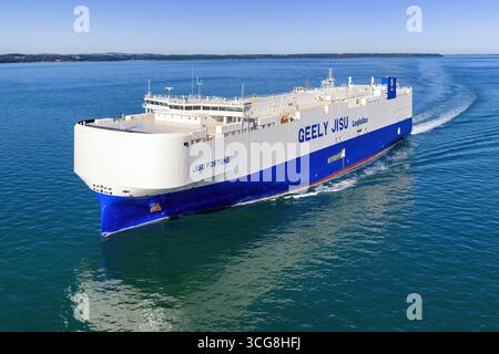 Jisu Fortune, a Chinese PCTC car carrier operated by Geely Jisu Stock ...