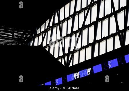A general view of Hill Dickinson Stadium ahead of the Premier League ...