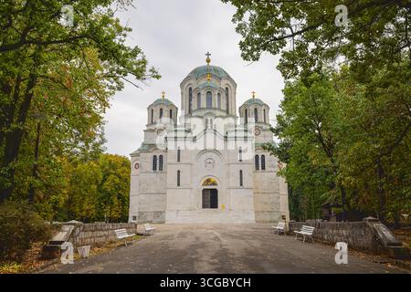 Topola, Sumadija District, Serbia. Saint George's Church Oplenac, the ...
