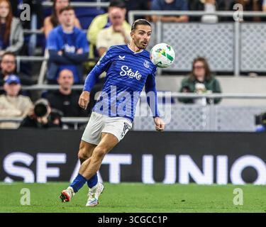 Jack Grealish of Everton in action during the Premier League match ...