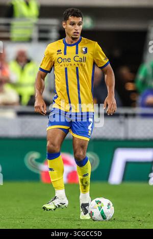 Kyle Knoyle of Mansfield Town in the pregame warmup session during the ...