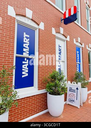 The Walmart museum in historic 1888 Terry Block building downtown ...
