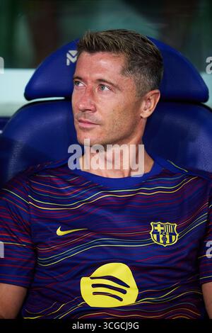FC Barcelona player (9) Robert Lewandowski during LaLiga EA Sports ...