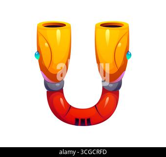 Robot font of cyborg machine gear and robotic mechanism typeface ...