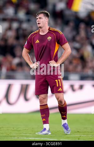 Evan Ferguson of AS Roma looks on during the Serie A match between AS ...
