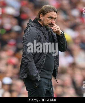 Daniel Farke Manager Of Leeds United Arrives during the Leeds United v ...