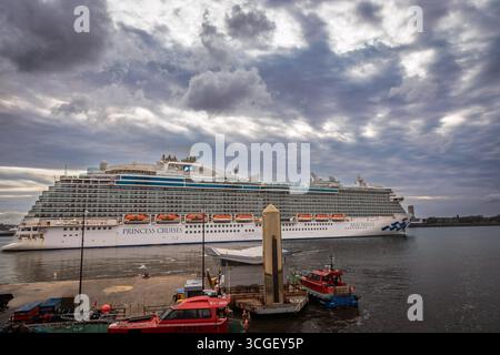 Liverpool, UK 6th August 2025, Regal Princess of Princess Cruises at ...