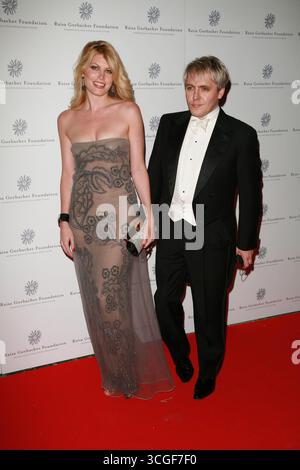 Meredith Ostrom and Nick Rhodes at the Raisa Gorbachev Foundation ...