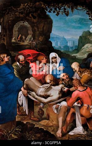 The Entombment of christ 1605 Wenceslas Coeberger, painter and ...