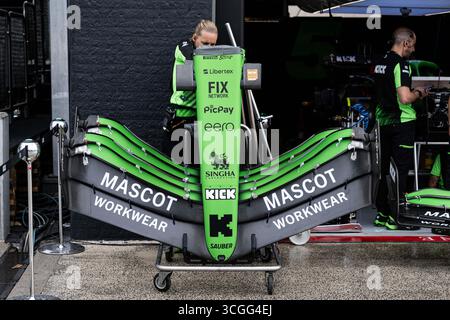 Stake F1 Team Kick C45, bodywork, carrosserie, detail during the 2025 ...