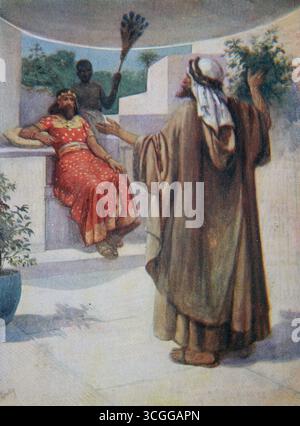 Illustration of the Prophet Azariah Visiting King Asa (2 Chronicles ...