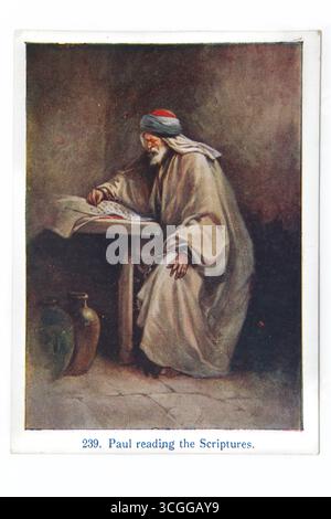 Illustration of Saint Paul Imprisoned writing his Epistles (II ...