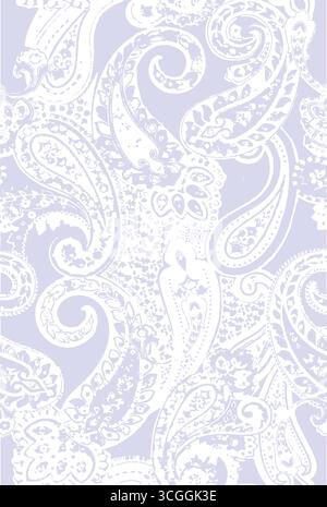 Traditional Paisley Border. Ornamental Paisley Print for Textile Design ...