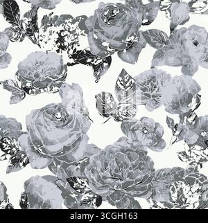 Pink magnolia flower seamless pattern Stock Vector Image & Art - Alamy